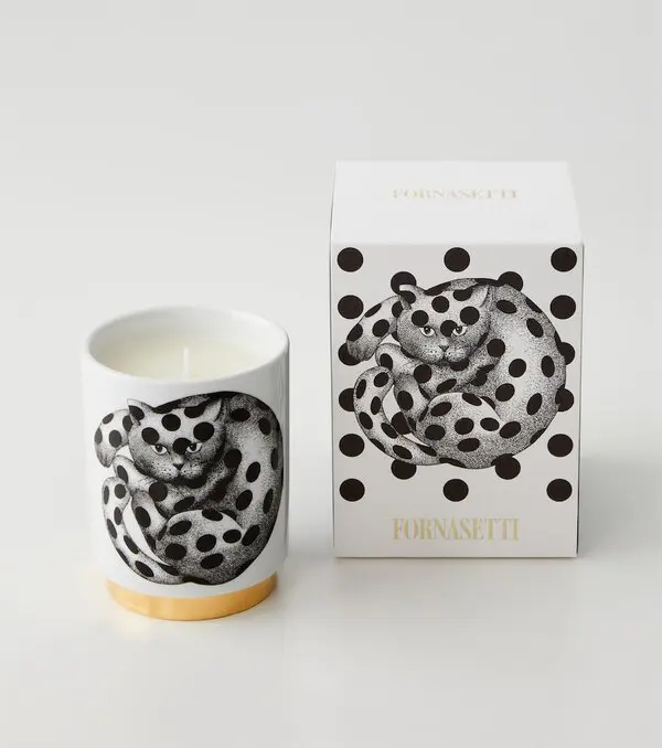 FORNASETTI High Fidelity Porcelain Scented Candle
