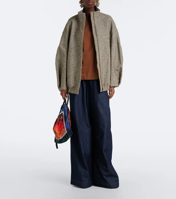 Dries Van Noten Medium Printed Shoulder Bag