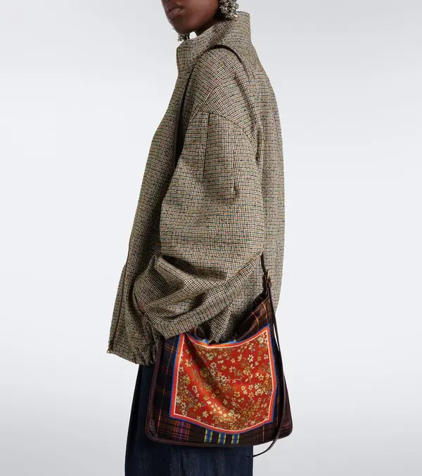 Dries Van Noten Medium Printed Shoulder Bag