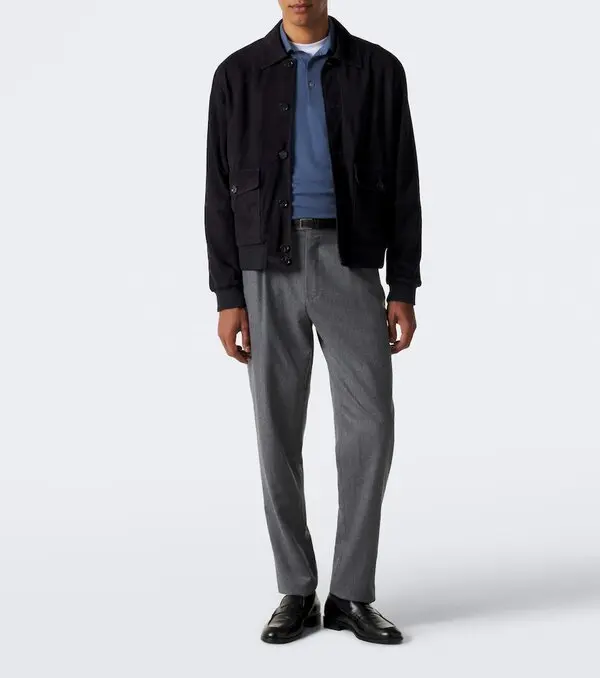 Zegna Wool Polo Sweater