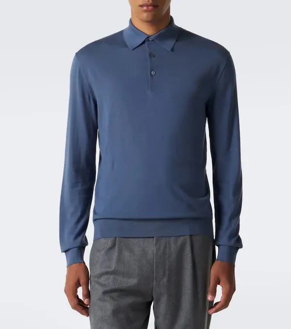Zegna Wool Polo Sweater