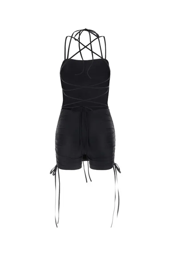 Balenciaga Stretch Nylon Mini Dress