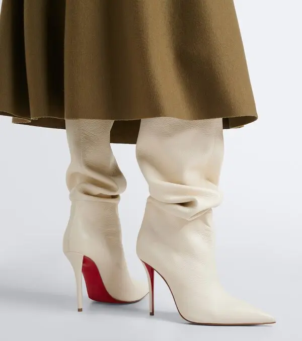 CHRISTIAN LOUBOUTIN Zependris Leather Knee-high Boots