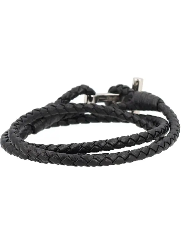 TOM FORD Bracciale In Pelle Intrecciata