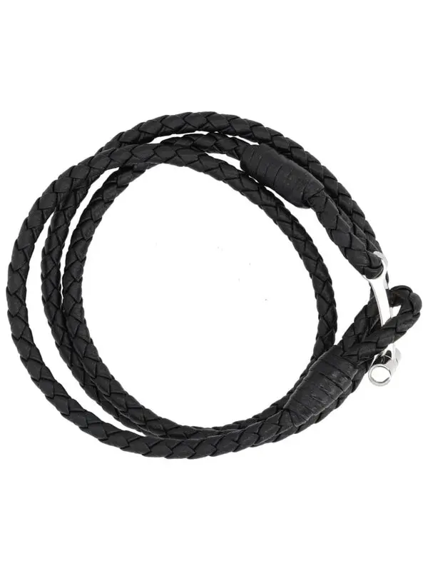 TOM FORD Bracciale In Pelle Intrecciata