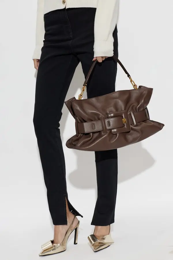 Balmain Anthem Medium’ Leather Bag