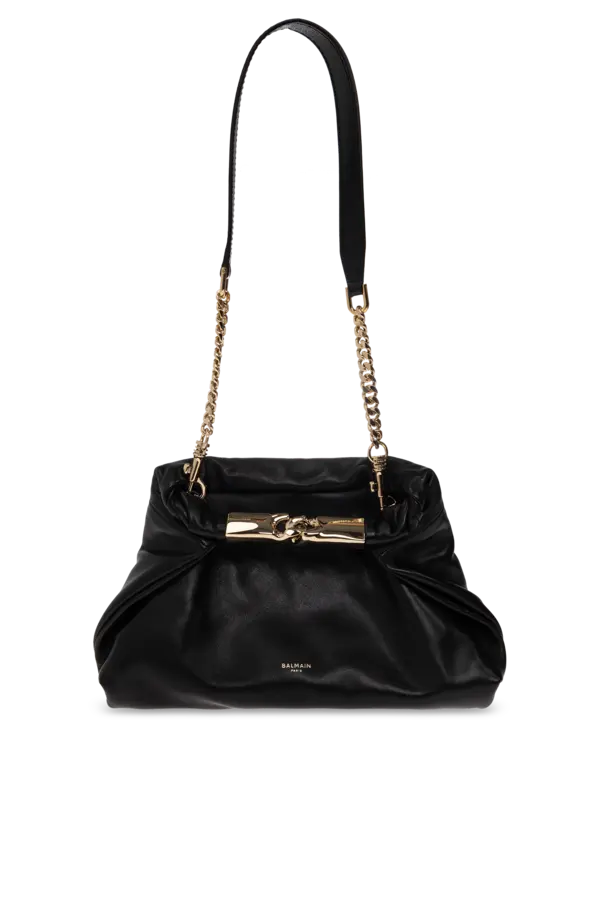 Balmain Leather Bag ‘dinner At 8 Small - Black