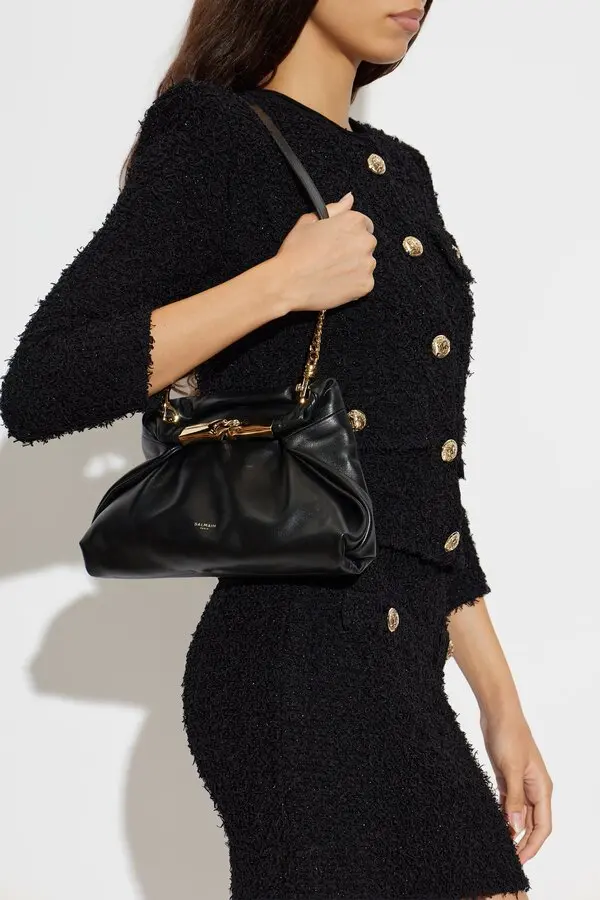 Balmain Leather Bag ‘dinner At 8 Small