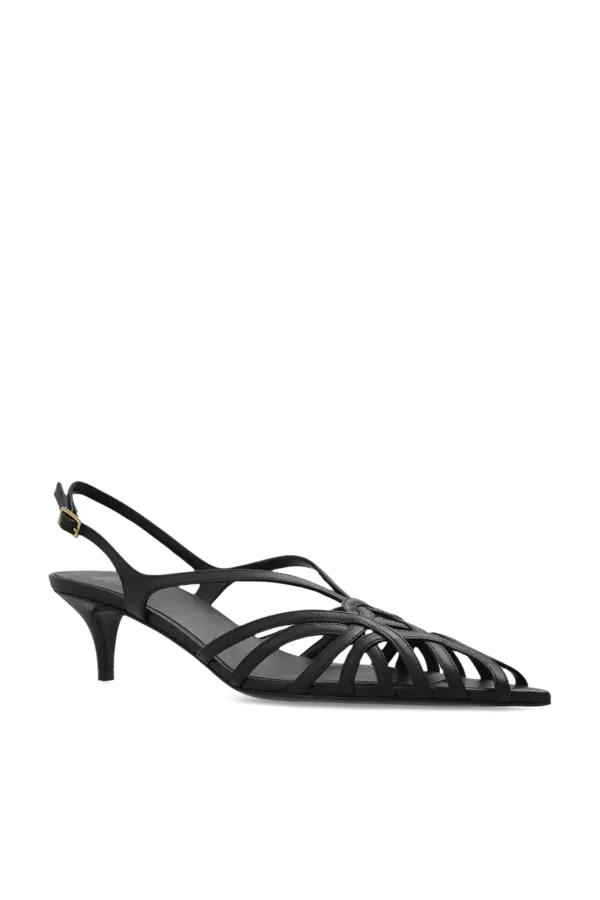 Balmain Leather Heeled Sandals