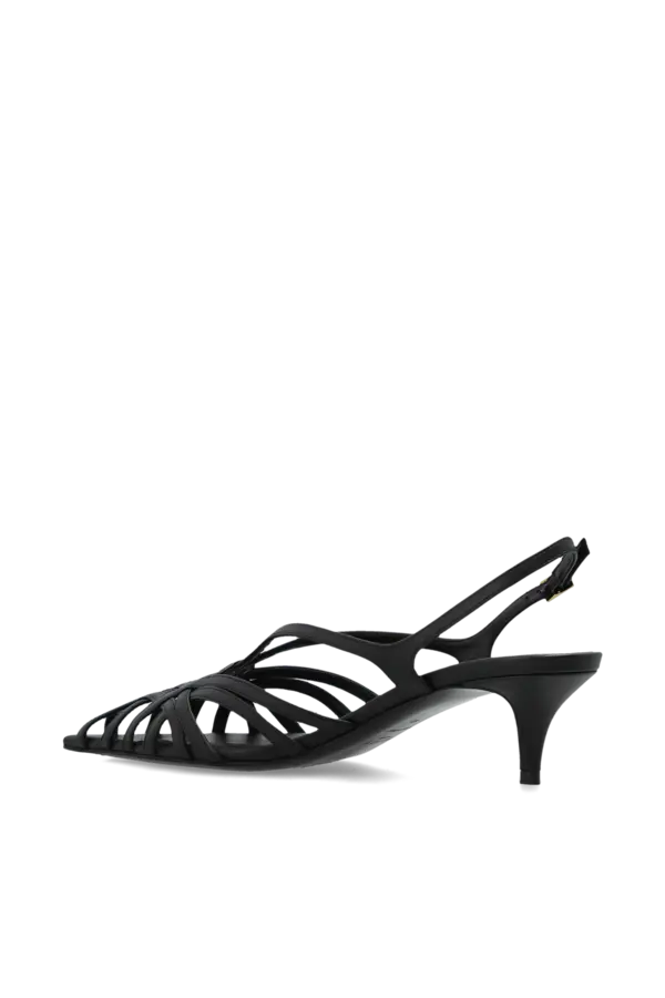 Balmain Leather Heeled Sandals