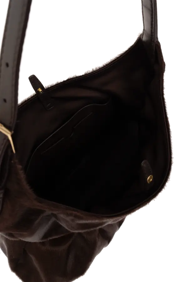 Balmain Sphynx Medium’ Leather Bag With Logo