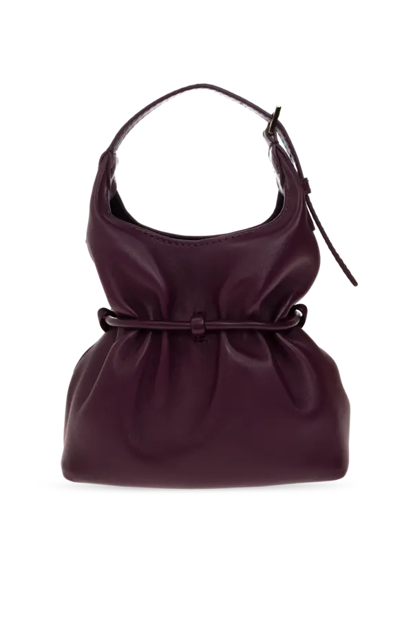 Balmain Leather ‘sphynx Mini’ Bag With Logo