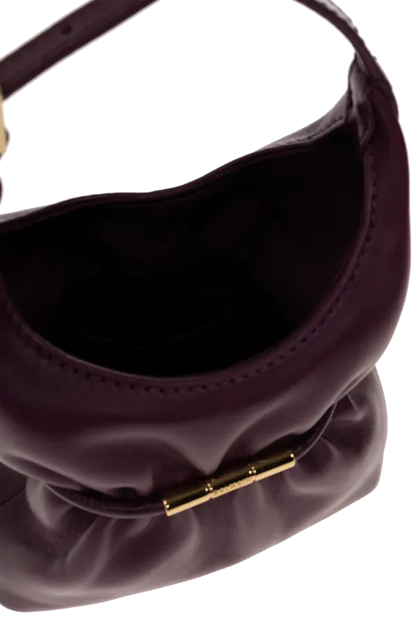 Balmain Leather ‘sphynx Mini’ Bag With Logo