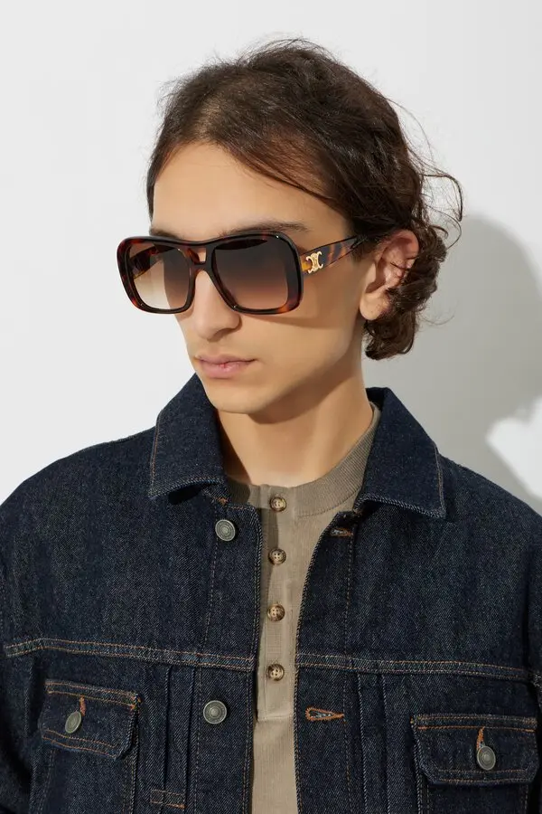 Celine Triomphe Havana’ Sunglasses