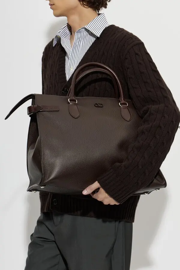 Valentino Garavani Leather Bag With Logo