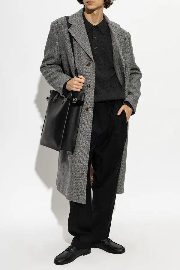 Valentino Garavani Wool Long-sleeve Polo