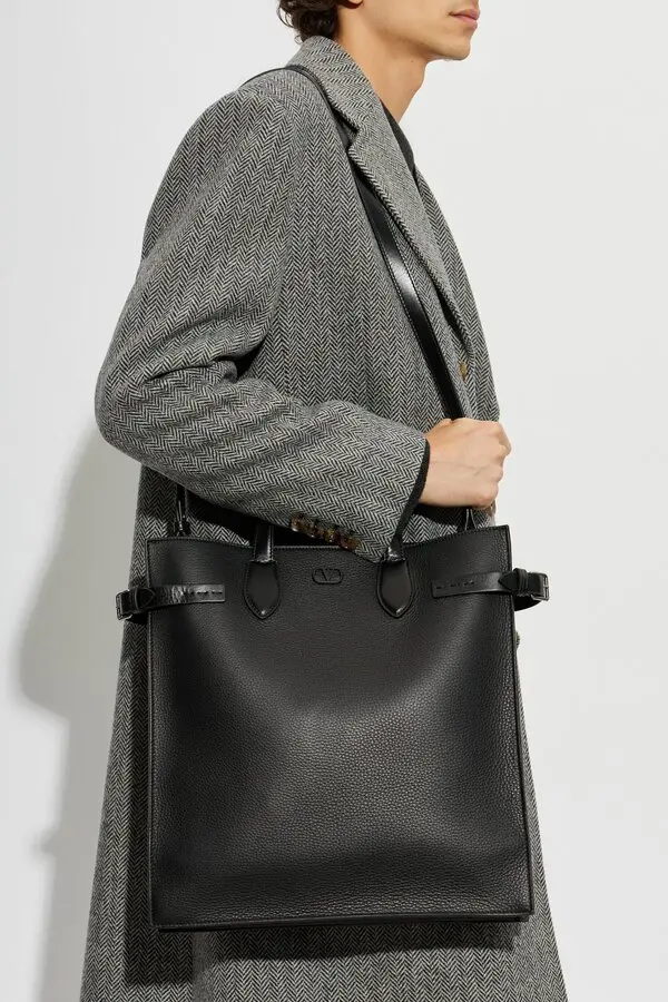 Valentino Garavani Leather Bag With Logo