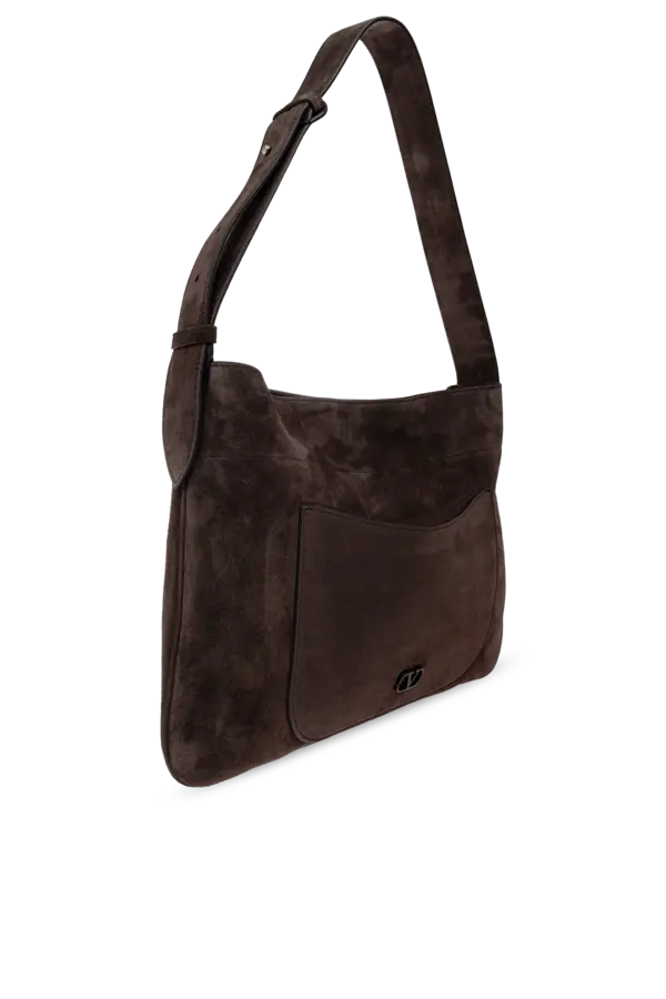 Valentino Garavani Suede Bag With Logo