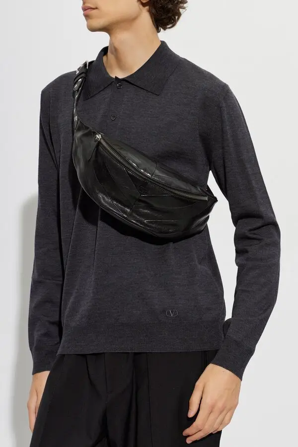 Valentino Garavani Leather Bag With Logo