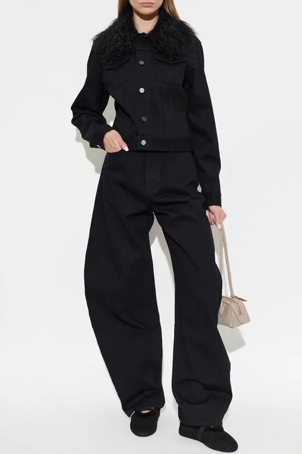Alaïa Suede Ballerinas With Strap