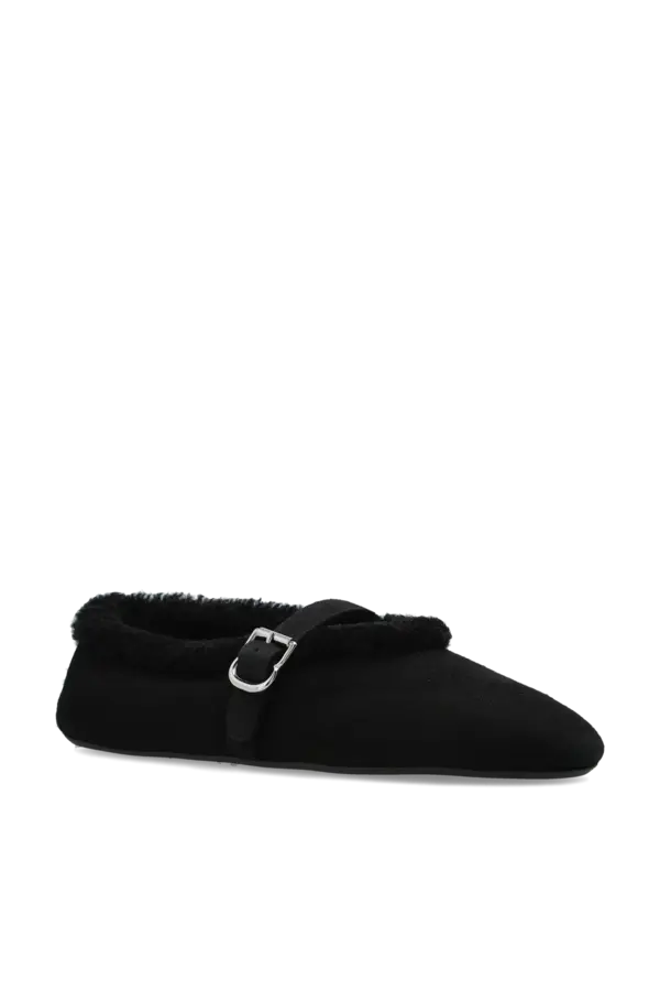 Alaïa Suede Ballerinas With Strap
