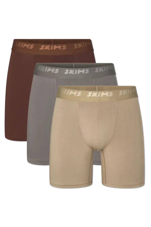 SKIMS 3-pack Of Boxers - Multicolour