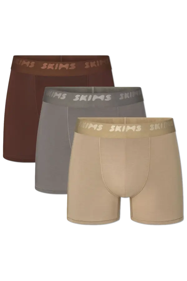 SKIMS 3-pack Of Boxers - Multicolour