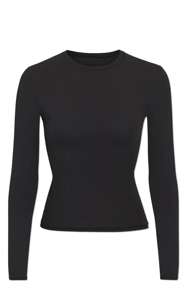 SKIMS Long-sleeve T-shirt - Black