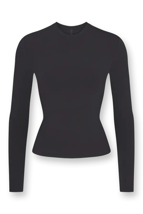 SKIMS Long-sleeve T-shirt - Black