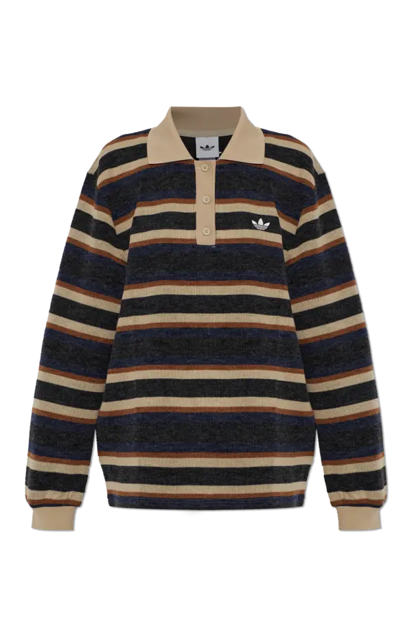 ADIDAS ORIGINALS Long Sleeve Polo - Multicolour
