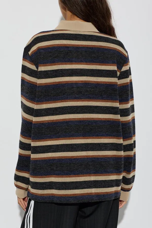 ADIDAS ORIGINALS Long Sleeve Polo - Multicolour