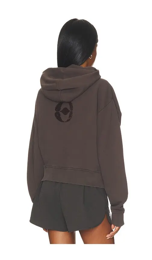 On X Fka Twigs Club Collective Full Zip Hoodie In Brown - Espresso