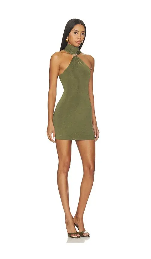 LOVERS AND FRIENDS Gennifer Ruched Neck Dress