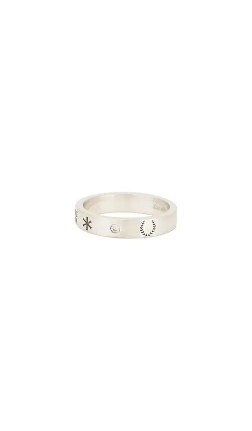 SERGE DENIMES Patriot Ring In Metallic