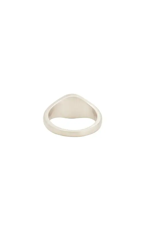 SERGE DENIMES Envy Signet Ring In Metallic