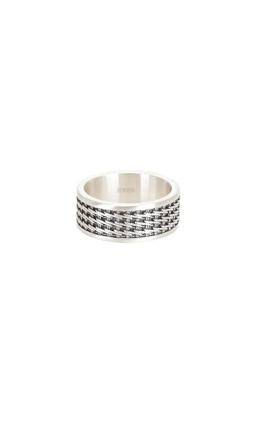 SERGE DENIMES Kusari Ring In Metallic