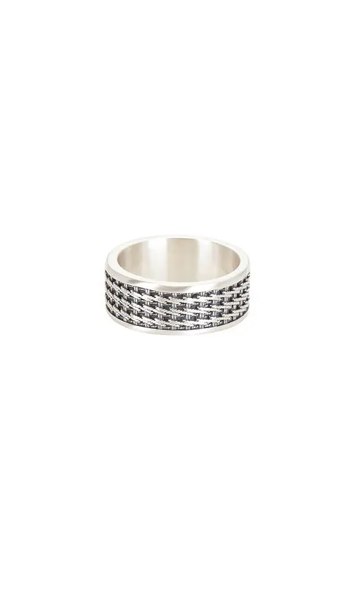 SERGE DENIMES Kusari Ring In Metallic