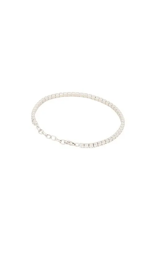 SERGE DENIMES Tennis Chain Bracelet In Metallic