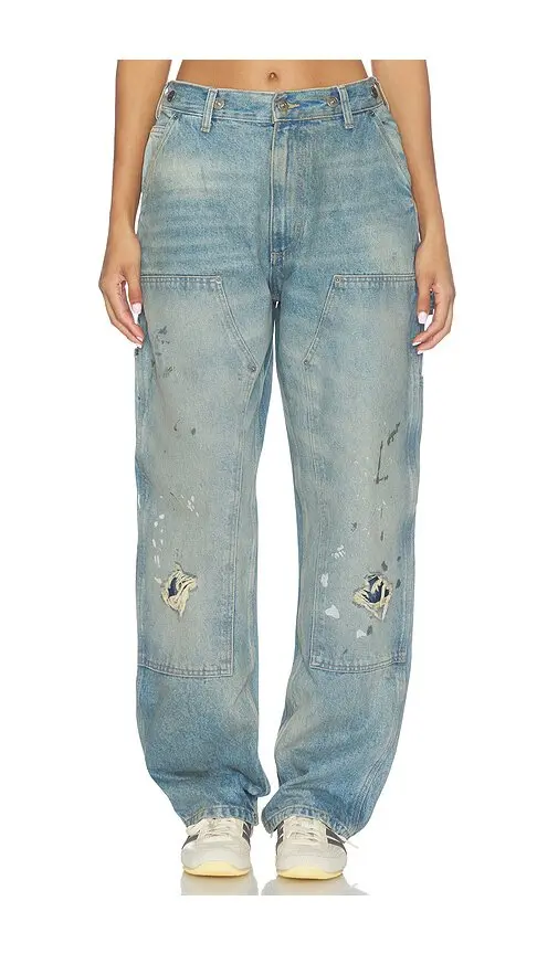 Free People X We The Free Emily Carpenter Jean In Blue - Ubi
