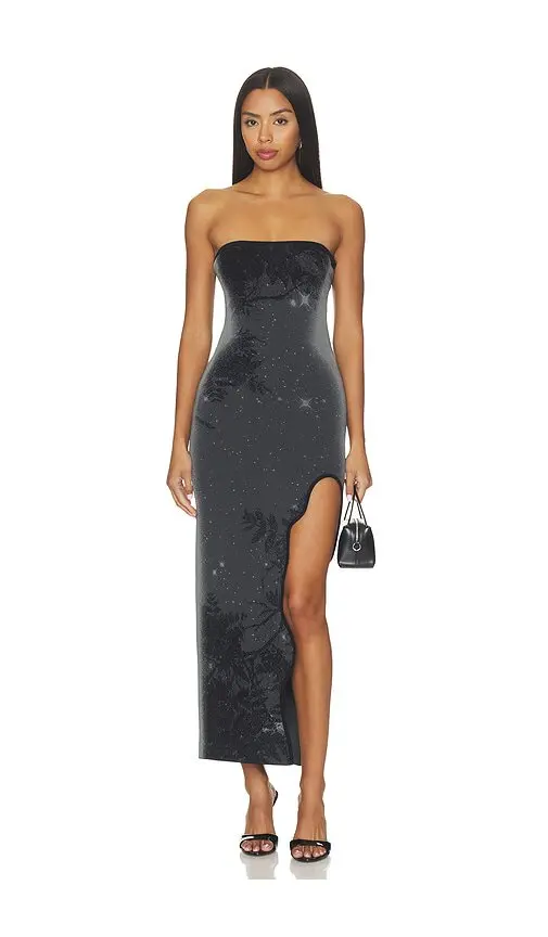 Ph5 Iris Maxi Tank Dress In Black