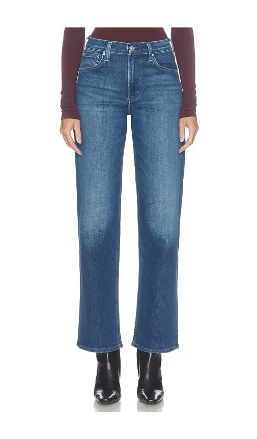 Citizens Of Humanity Palma Straight Long Jean In Blue - Kitten