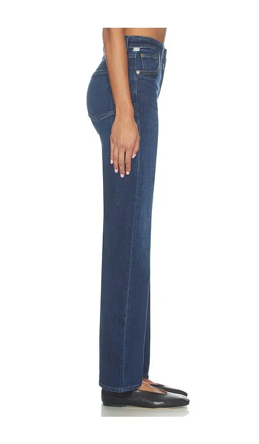Citizens Of Humanity Palma Straight Long Jean In Blue - Pierre