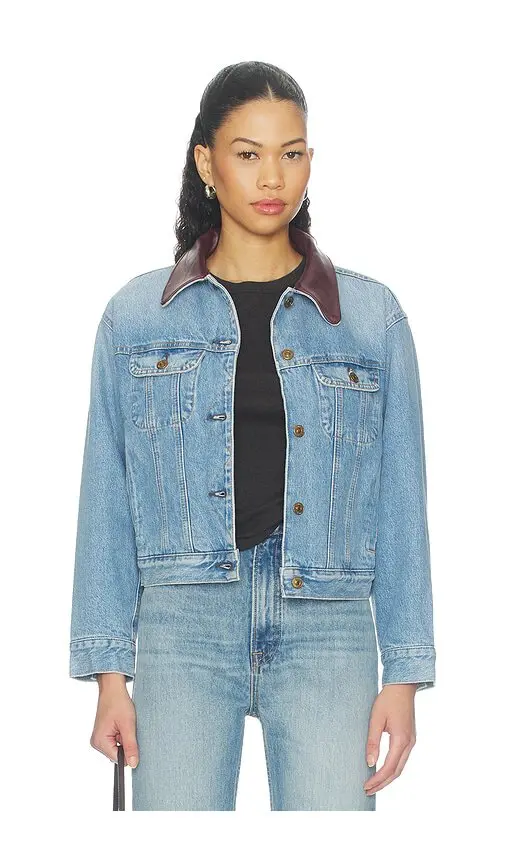 Citizens Of Humanity Skylar Denim Jacket In Blue - Sunlit