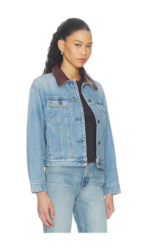 Citizens Of Humanity Skylar Denim Jacket In Blue - Sunlit