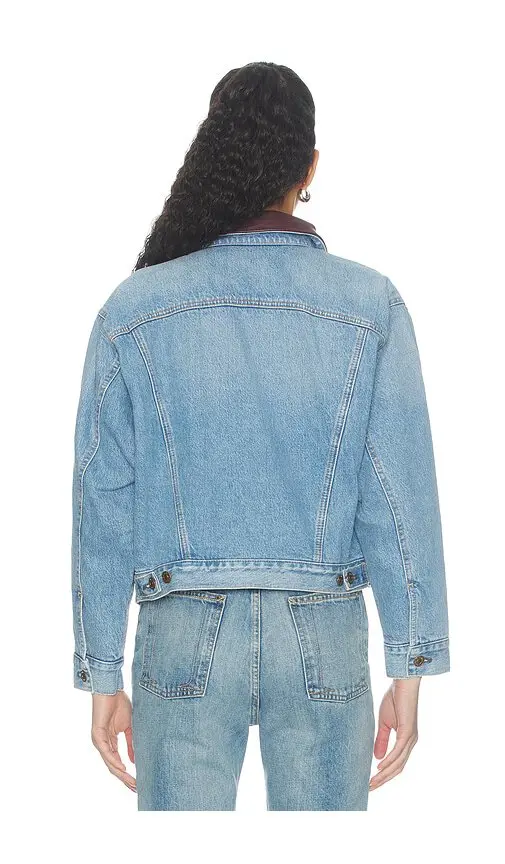 Citizens Of Humanity Skylar Denim Jacket In Blue - Sunlit