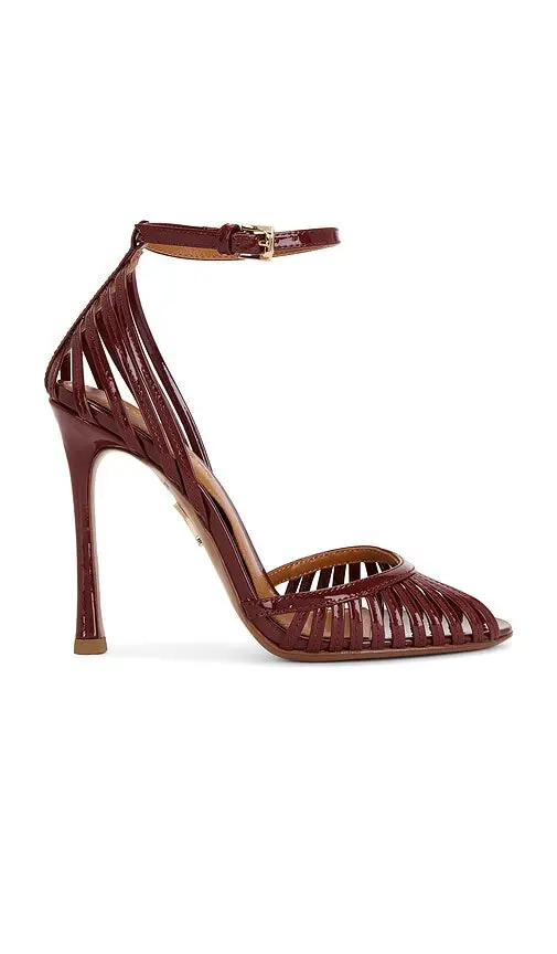 Retrofete Analu Sandal In Burgundy - Cigar