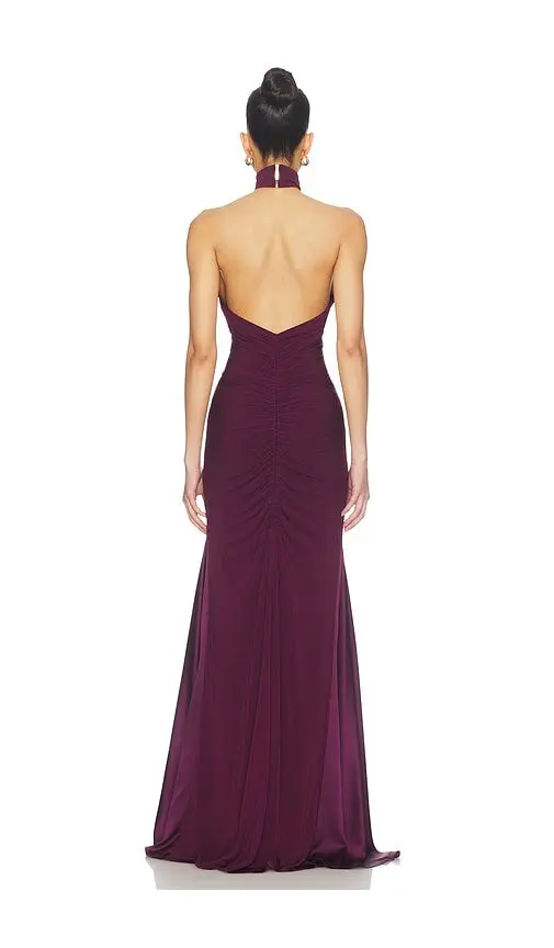 Silvia Tcherassi Feist Dress In Wine