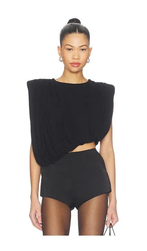 Misha Collection Liria Jersey Draped Top
