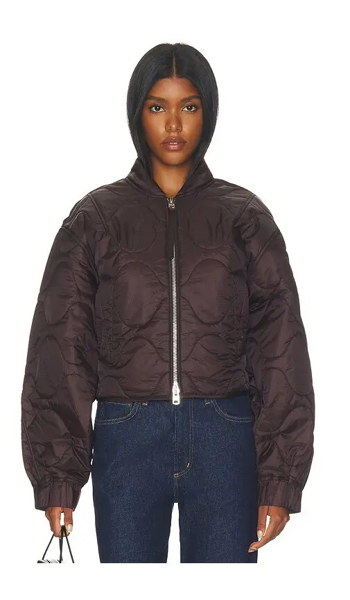 AGOLDE Iona Jacket In Brown