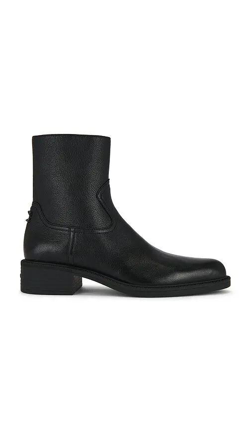 COACH Sculpted C Pointed Toe Bootie - Black